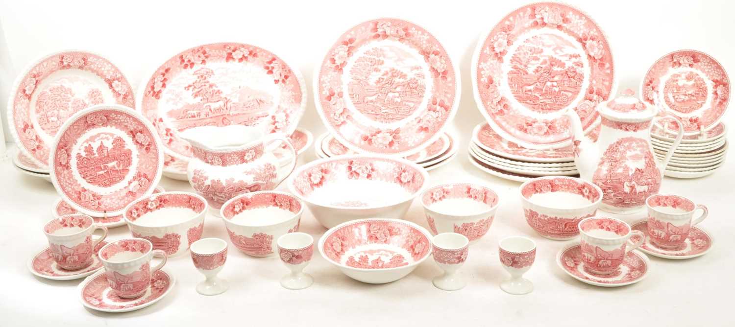 Lot 13 - COLLECTION OF ADAMS IRONSTONE ENGLISH SCENIC