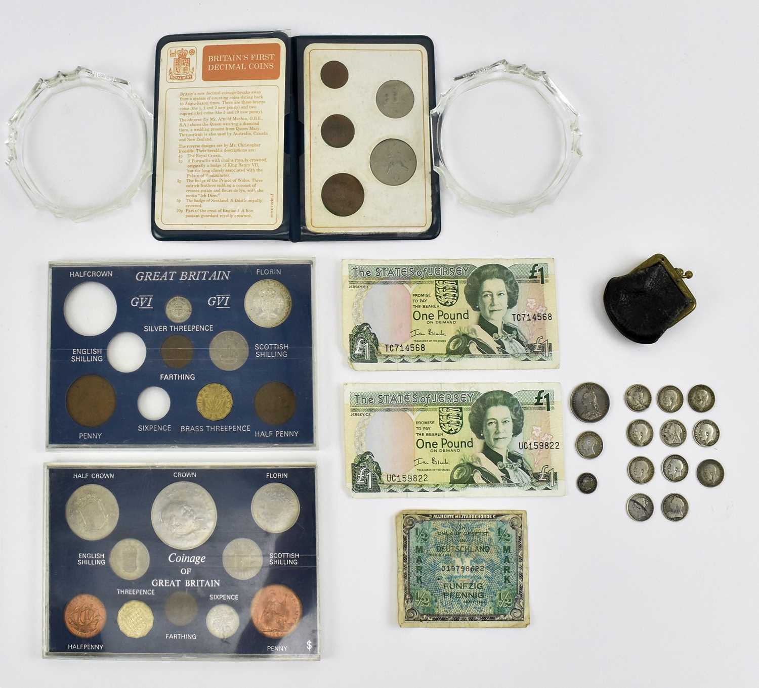 Lot 123 - COLLECTION OF BRITISH COINAGE AND BANKNOTES