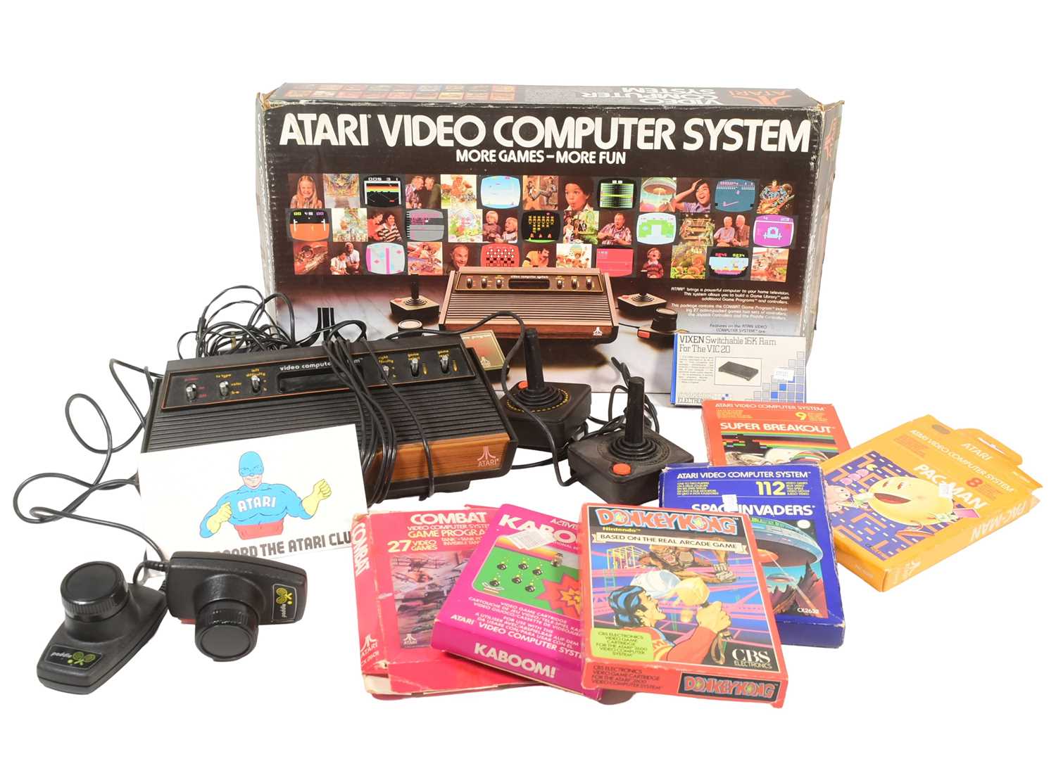 Lot 405 - RETRO GAMING - VINTAGE ATARI CX-2600