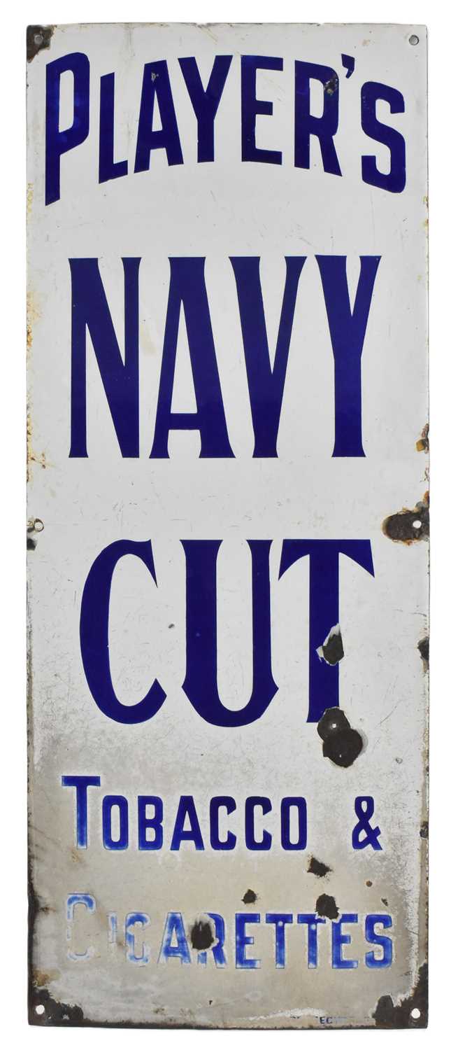 Lot 20 - PLAYER'S NAVY CUT - ENAMEL POINT OF SALE SHOP
