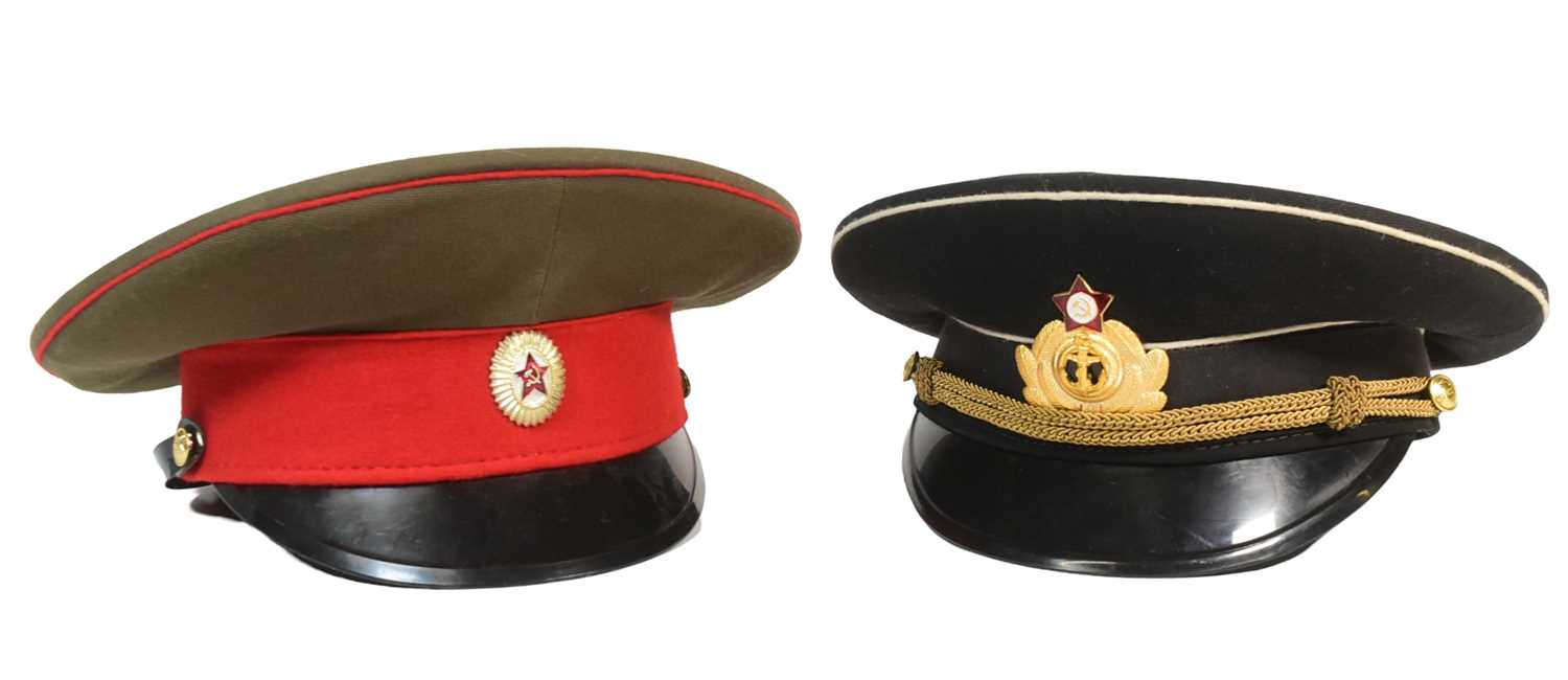 Lot 259 - TWO VINTAGE SOVIET RUSSIAN UNION OFFICERS