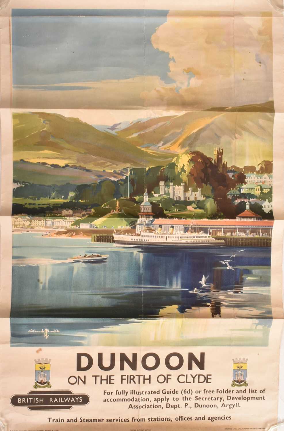 Lot 2 - DUNOON - BRITISH RAILWAYS - VINTAGE TRAVEL