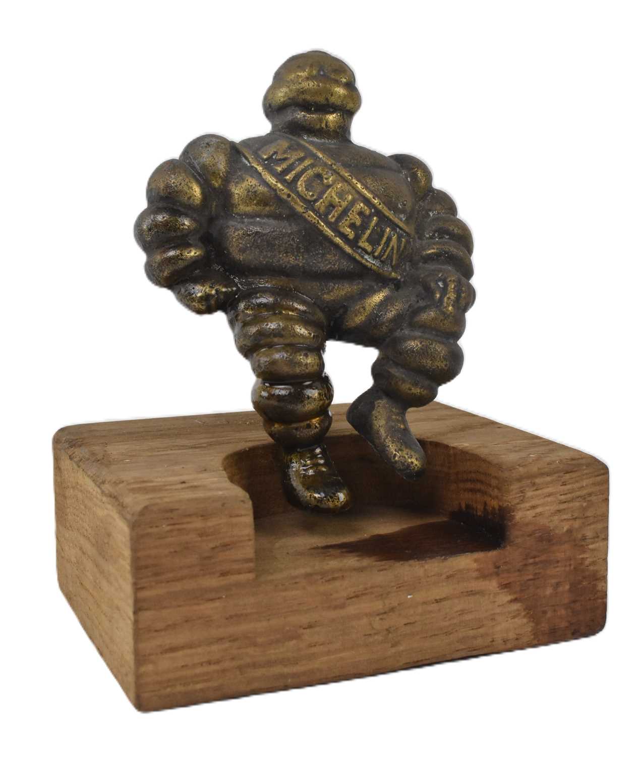 Lot 144 - MICHELIN MAN - CAST BRASS CAR MASCOT OF MR