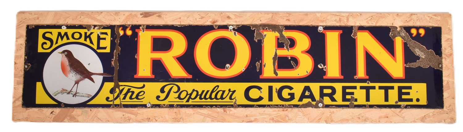 Lot 1 - ROBIN STARCH - VINTAGE ADVERTISING ENAMEL SIGN