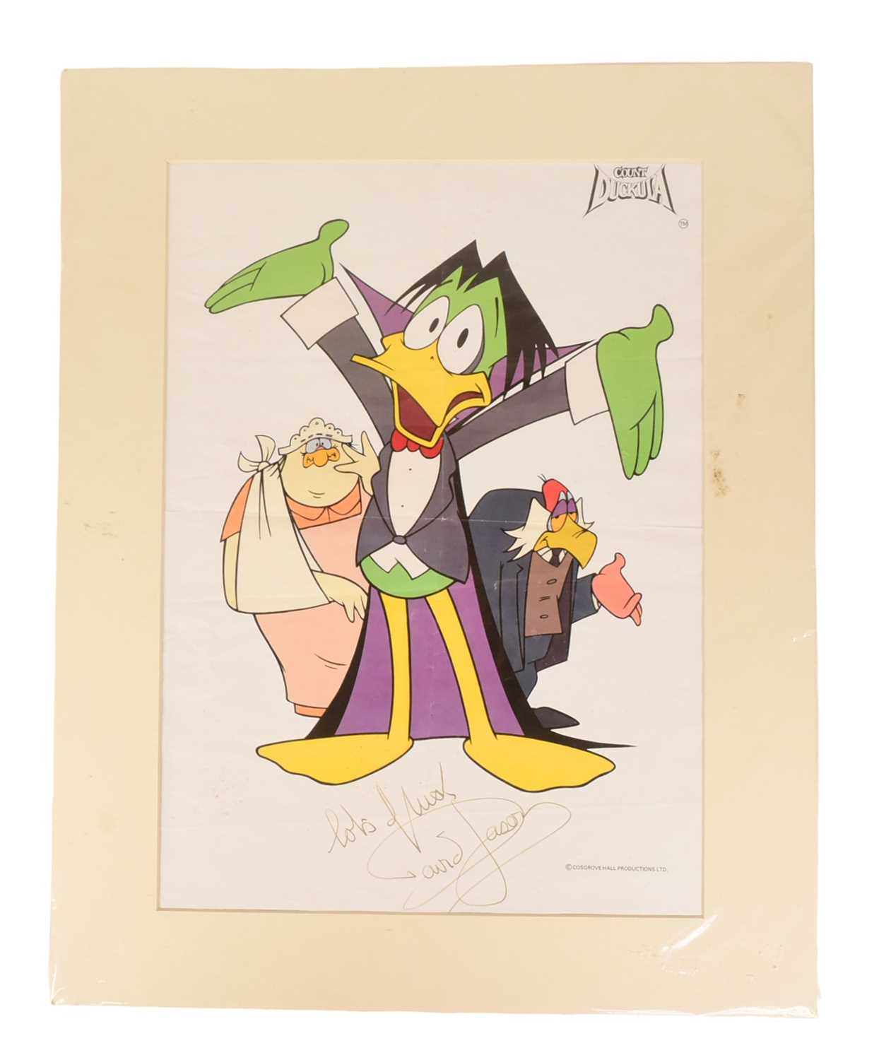 Lot 106 - COUNT DUCKULA (1988 CARTOON) - SIR DAVID