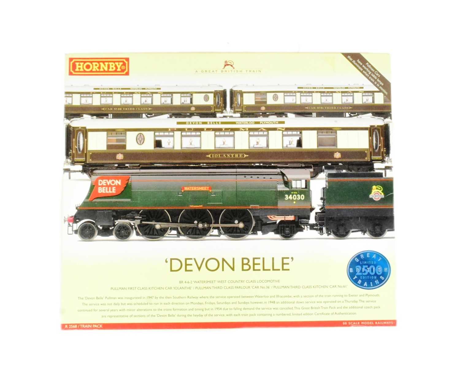 Lot 45 - MODEL RAILWAY - HORNBY OO GAUGE DEVON BELLE