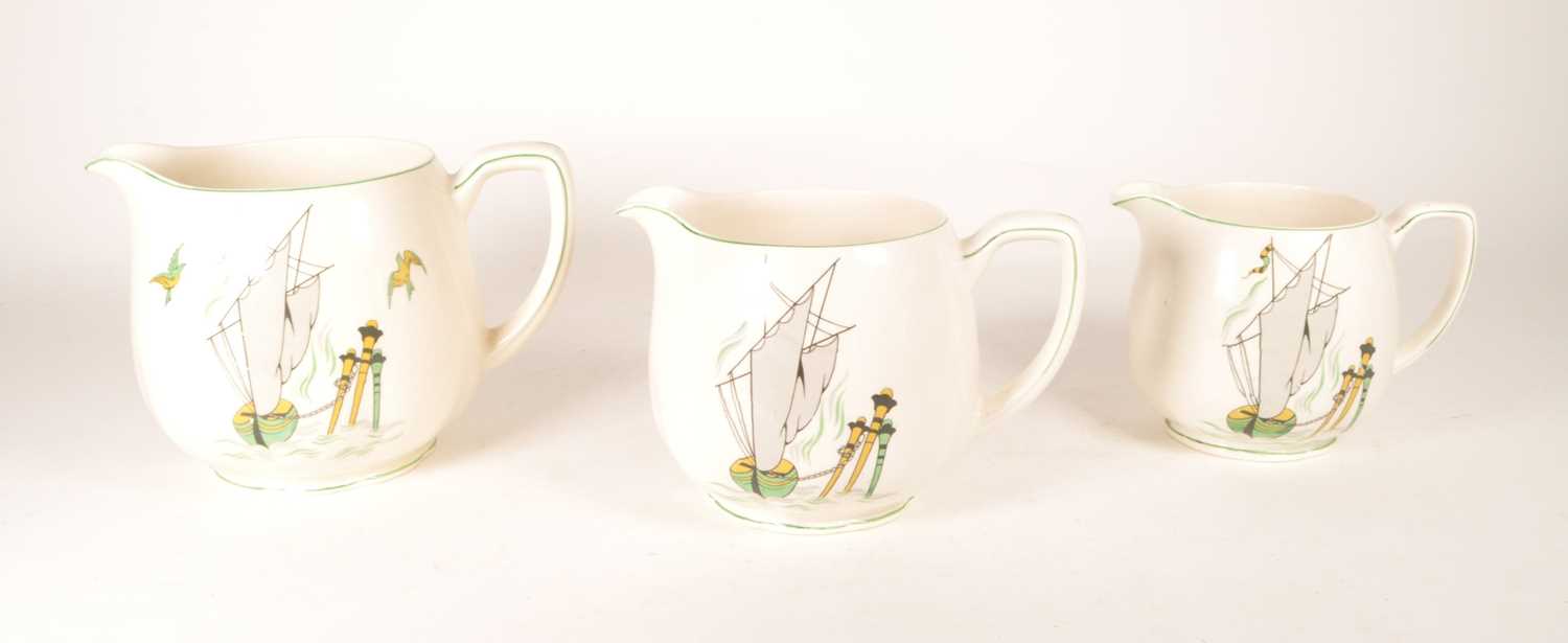Lot 49 - NEW HALL POTTERY - THREE MID CENTURY