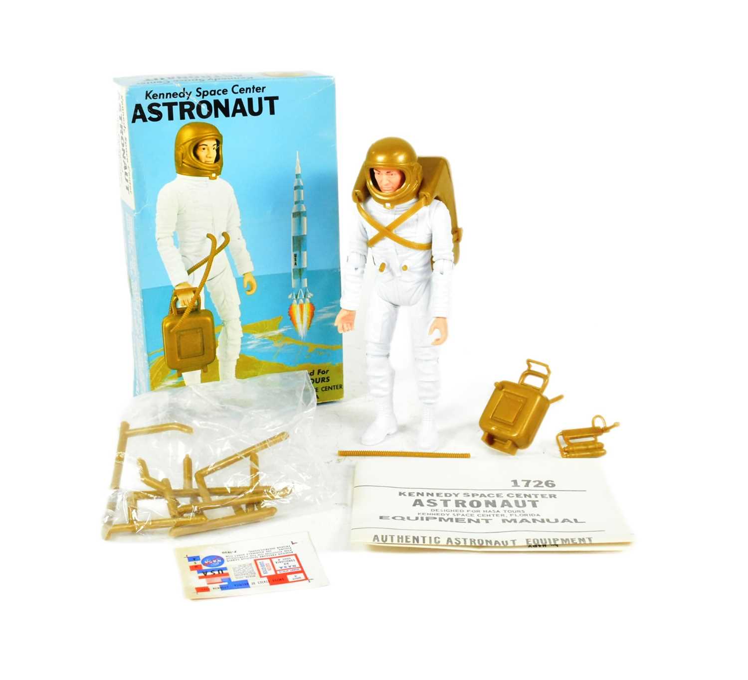 Lot 655 - RETRO TOYS - VINTAGE 1960S MARX ASTRONAUT
