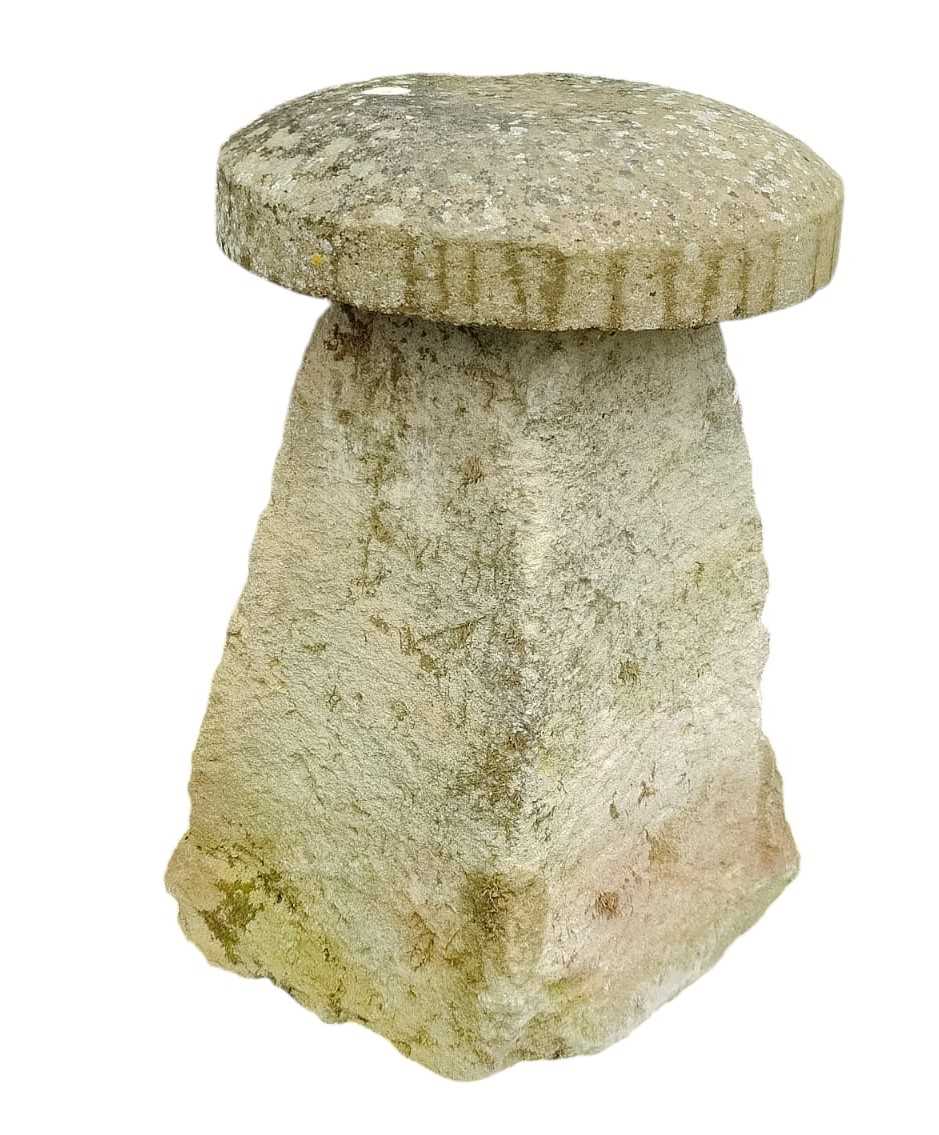 Lot 476 - ORIGINAL BASE STADDLE STONE WITH