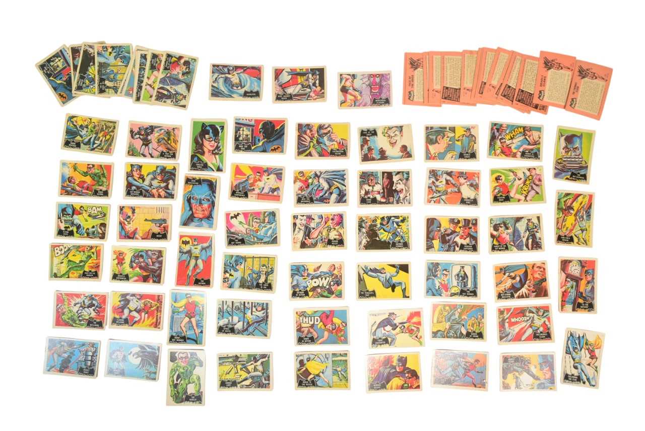 Lot 453 - FULL SET OF 1966 BATMAN BUBBLE GUM CARDS